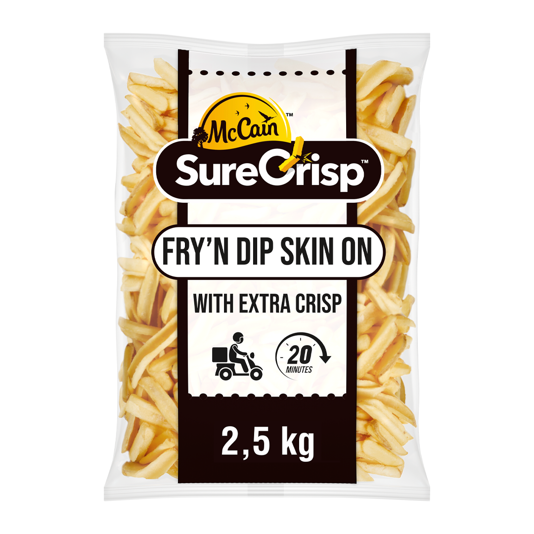 McCain Sure Crisp Fry&Dip skin on - Rozmár